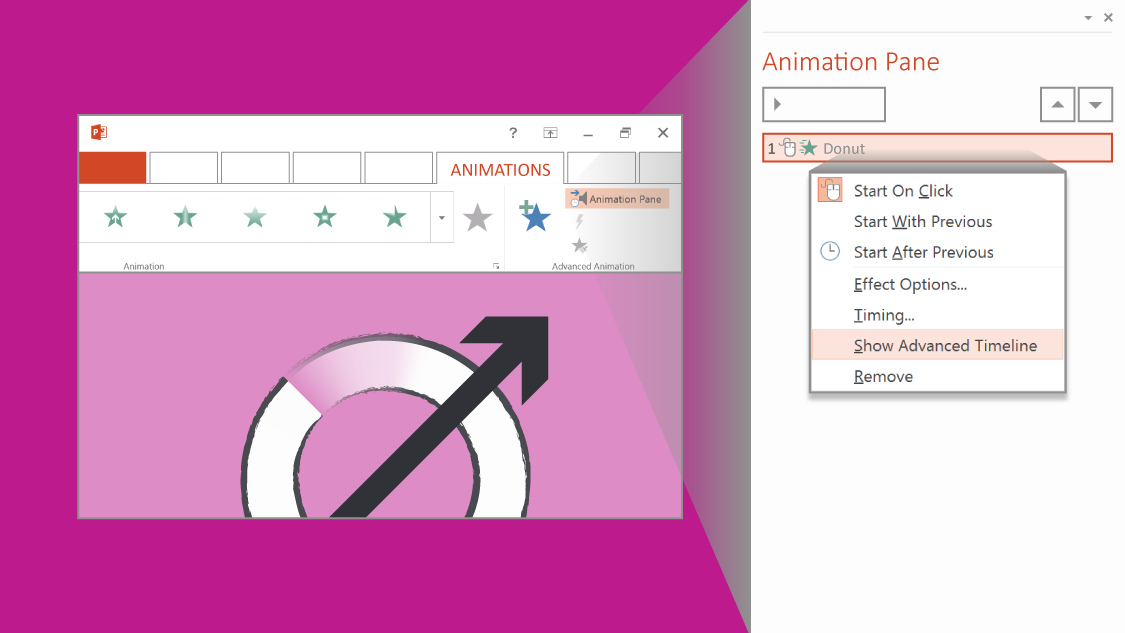 Wheel animation in PowerPoint: How to spin anti-clockwise | BrightCarbon