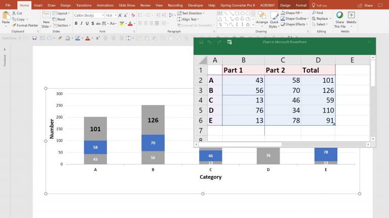 How to add live total labels to graphs and charts in Excel and ...
