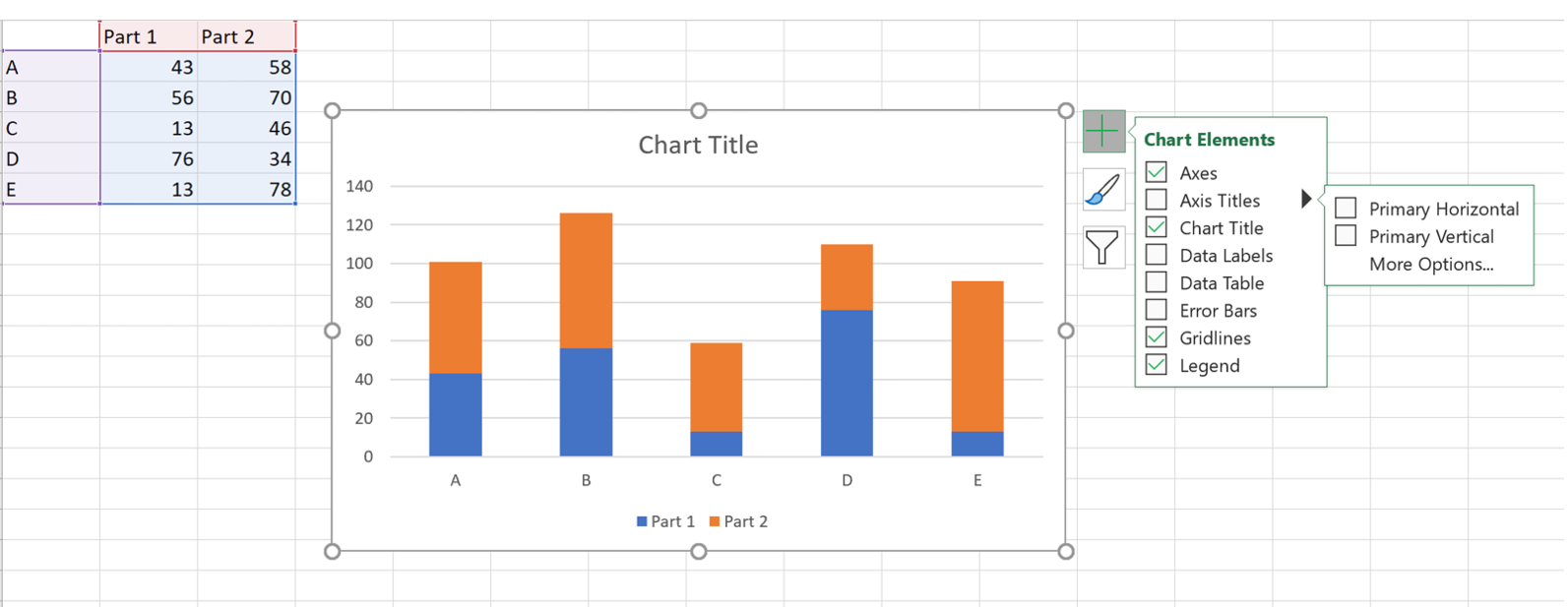 How To Add Live Total Labels To Graphs And Charts In Excel And 