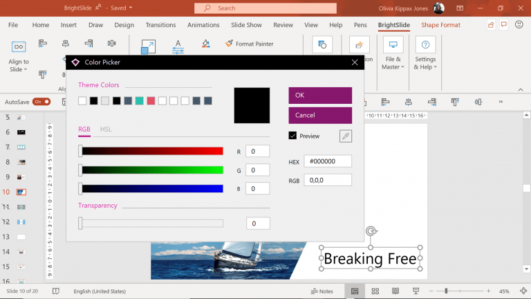How to change theme colors in PowerPoint | BrightCarbon