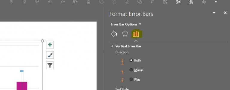 How to add error bars in PowerPoint and Excel | BrightCarbon
