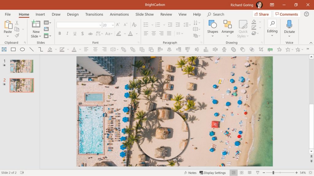 PowerPoint Morph Tutorial #1: The morph magnifying glass | BrightCarbon