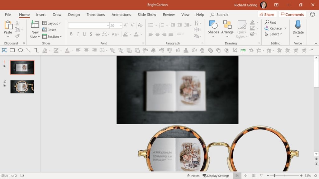 PowerPoint Morph Tutorial #2: Lens reveal | BrightCarbon