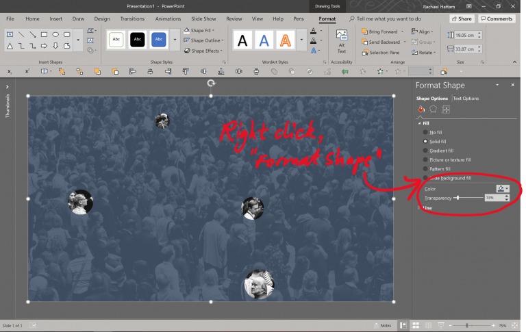 Masking effects in PowerPoint: Creating stencils | BrightCarbon