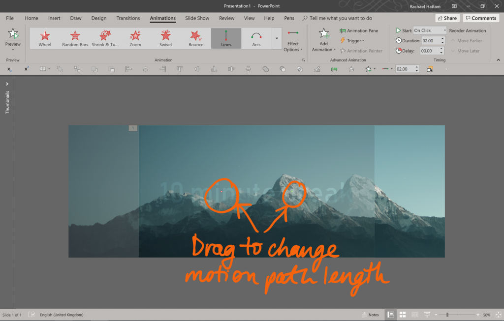 Masking effects in PowerPoint: Stencils and animation | BrightCarbon