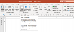 Restore default slide master layouts in PowerPoint with VBA | BrightCarbon
