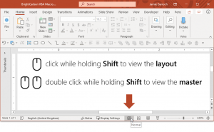 Restore default slide master layouts in PowerPoint with VBA | BrightCarbon
