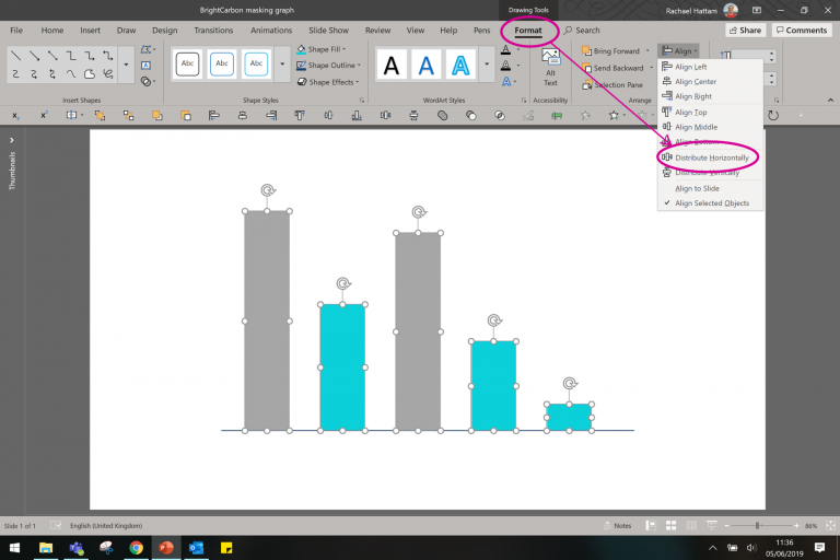 Masking effects in PowerPoint: Stencils and animation | BrightCarbon