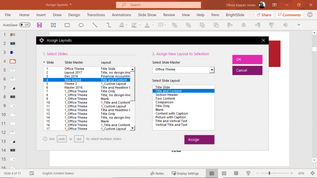 6 PowerPoint productivity boosters from BrightSlide | BrightCarbon