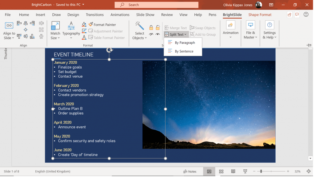6 PowerPoint productivity boosters from BrightSlide | BrightCarbon