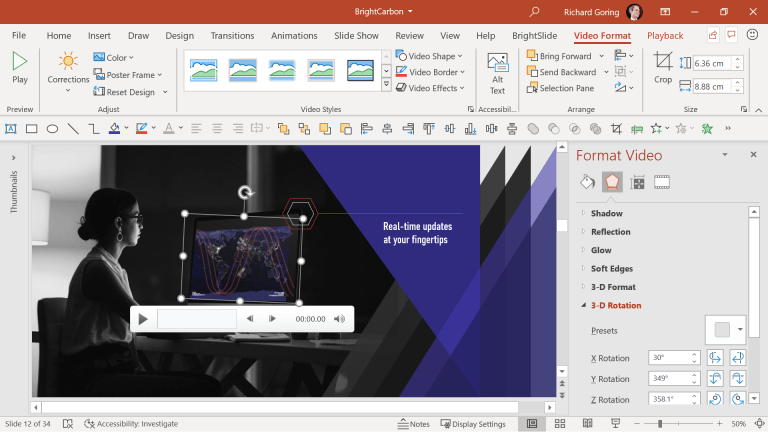 How to embed a video in PowerPoint | BrightCarbon