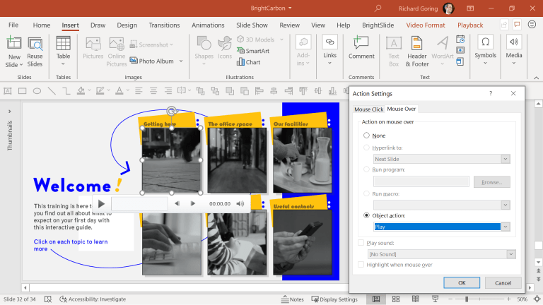 How to embed a video in PowerPoint | BrightCarbon