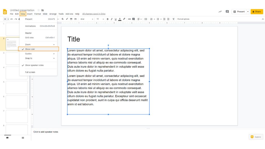 How to format text in Google slides | BrightCarbon