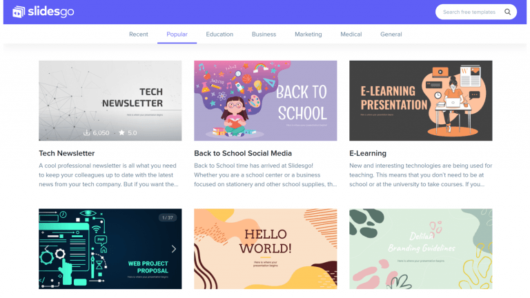The best free PowerPoint templates online | BrightCarbon