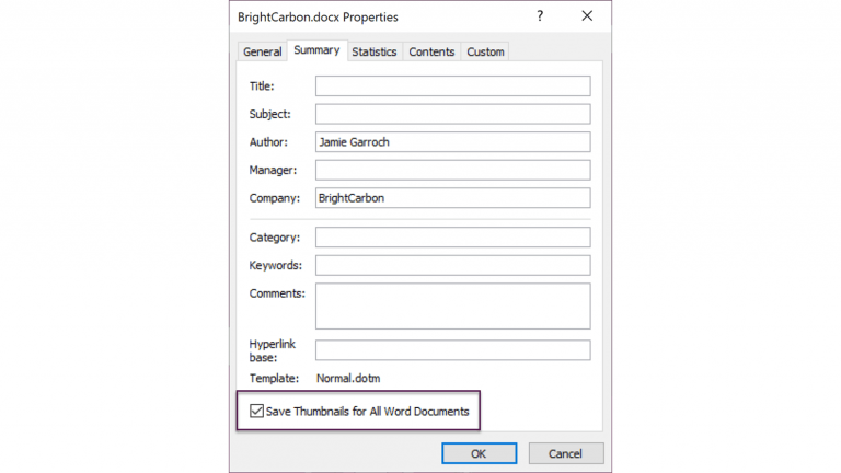 How to update PowerPoint preview thumbnail icons | BrightCarbon