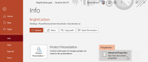 How to update PowerPoint preview thumbnail icons | BrightCarbon