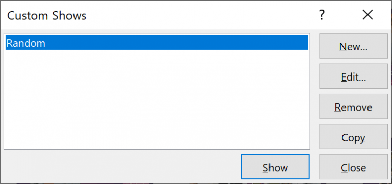 How to create a random order slide show in PowerPoint | BrightCarbon