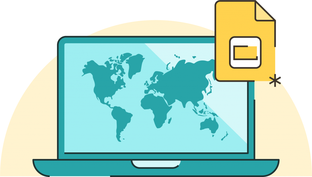 Editable map for Google Slides | BrightCarbon