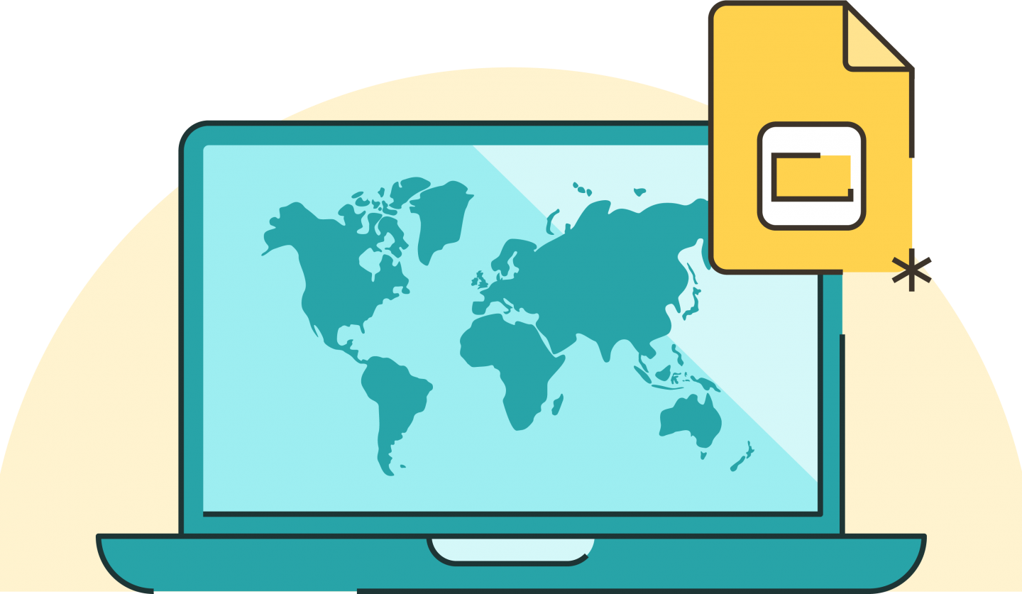 Editable map for Google Slides | BrightCarbon