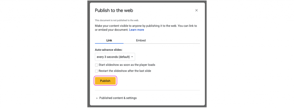 How to share your Google Slides presentation | BrightCarbon