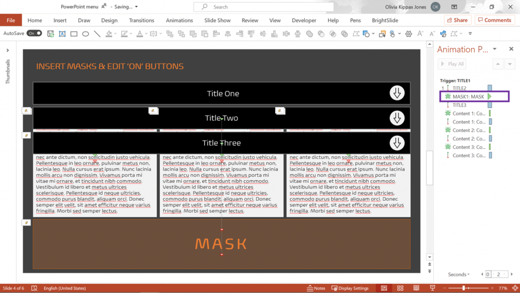 How to create a drop-down menu in PowerPoint | BrightCarbon