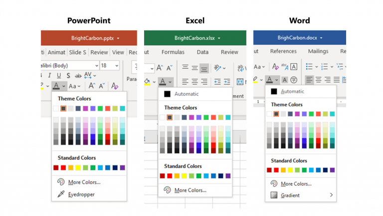 How to consistently brand PowerPoint, Excel and Word documents ...