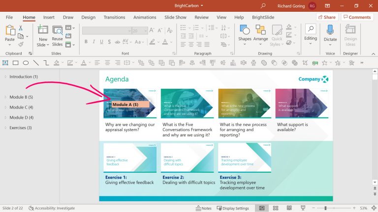 How to use PowerPoint Zoom links | BrightCarbon
