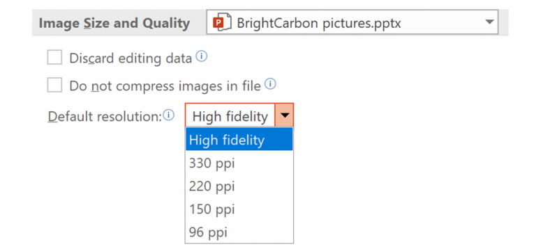 Unravelling PowerPoint picture size and resolution | BrightCarbon