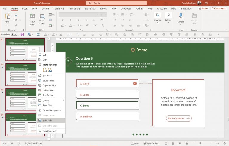 Designing effective eLearning assessments Part 2: Building interactive PowerPoint quizzes ...