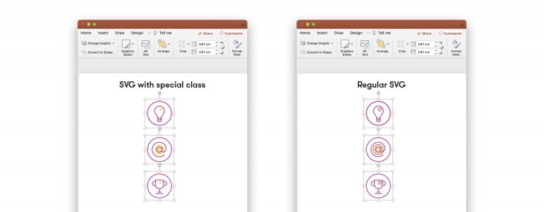 How to create responsive SVGs and smart icons in PowerPoint | BrightCarbon