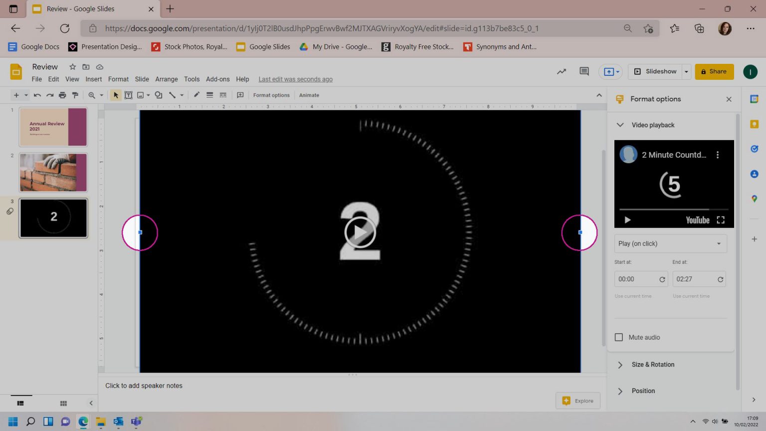 How to add a timer to Google Slides | BrightCarbon
