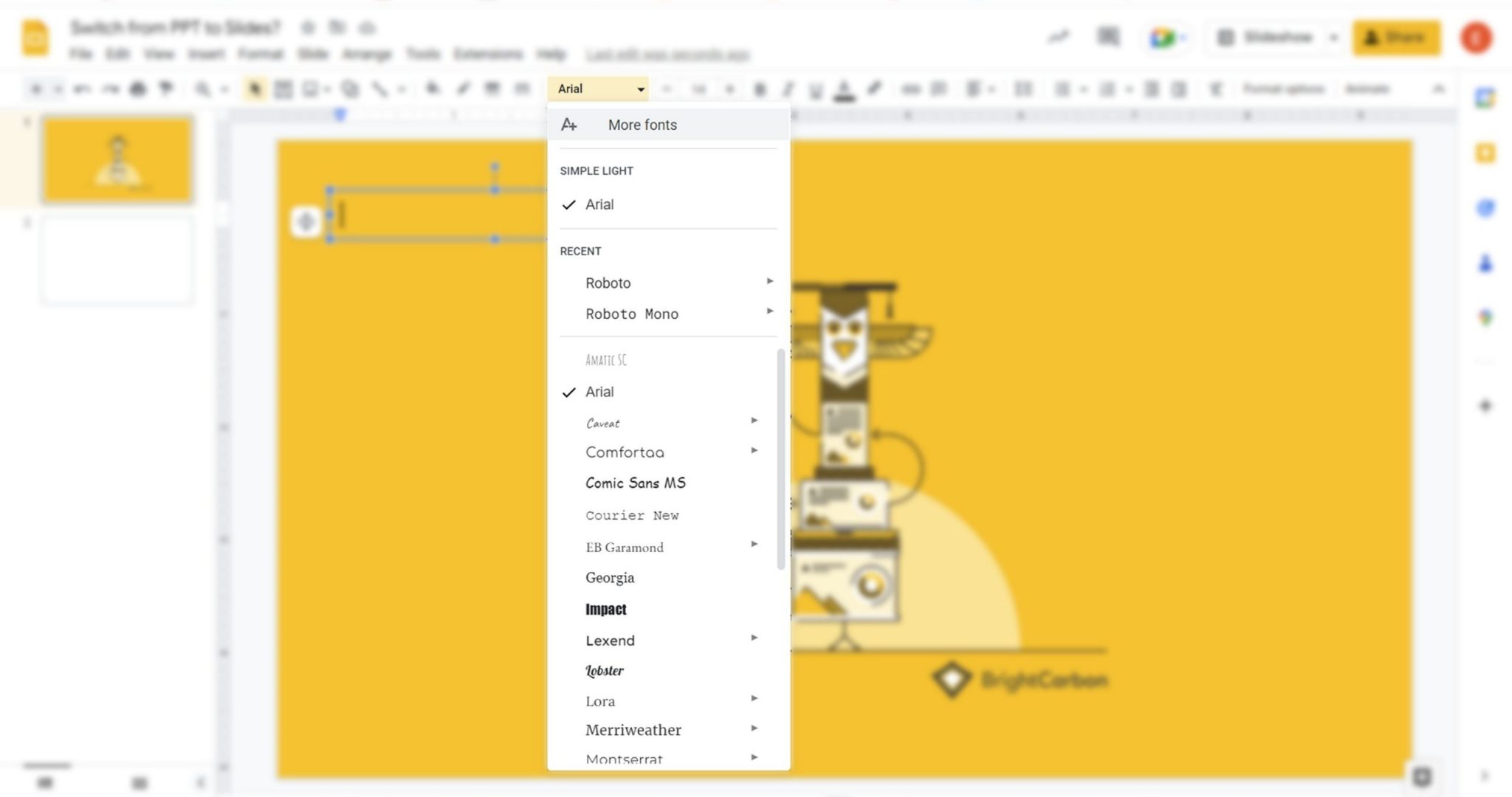 Moving to Google Slides? Here's what to consider. | BrightCarbon