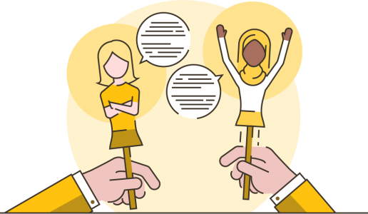 Presentation storytelling with visuals of people | BrightCarbon