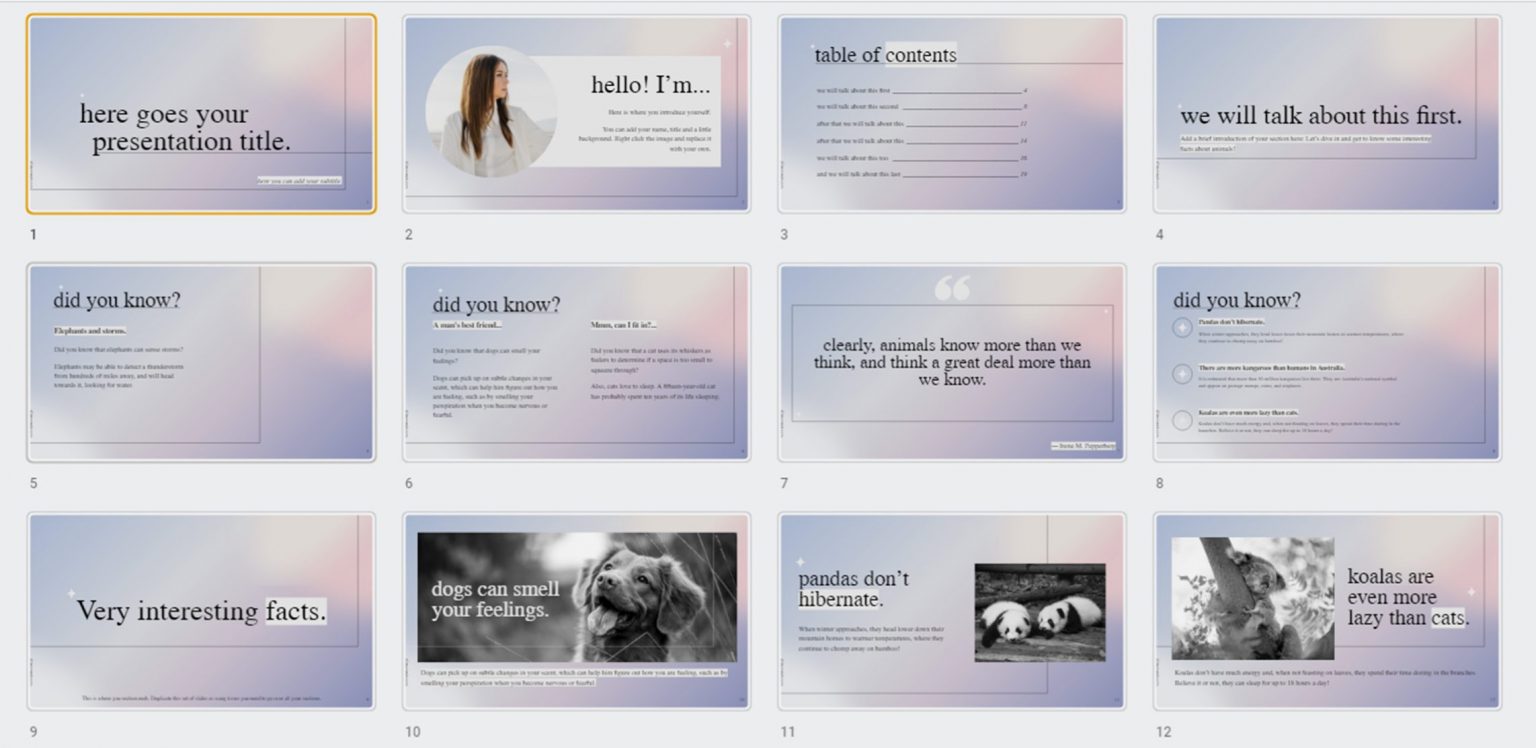 The best free Google Slides templates | BrightCarbon