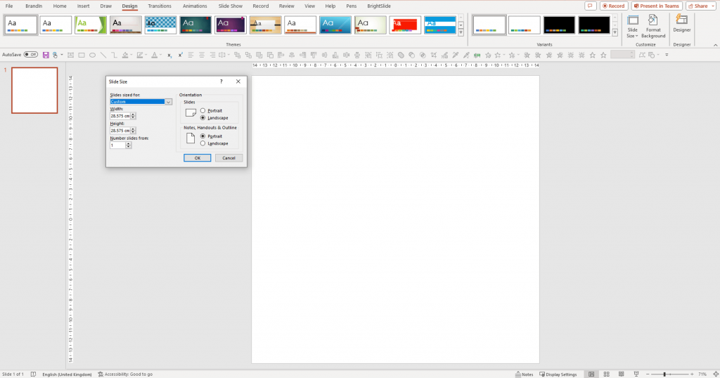 How to change slide size in PowerPoint | BrightCarbon
