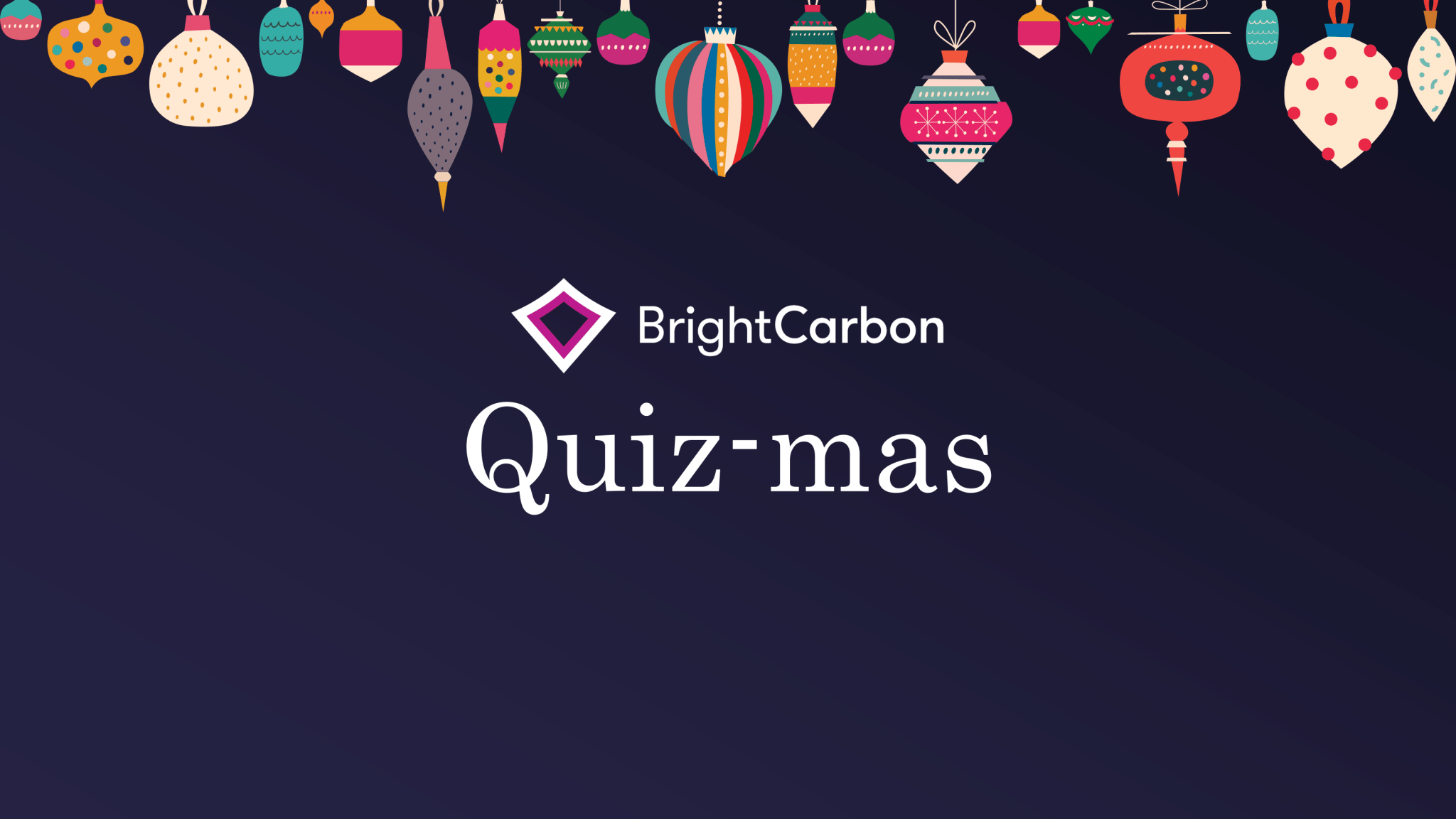 Christmas quiz template | BrightCarbon