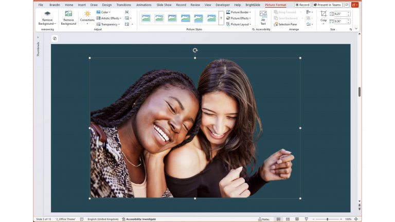 How to remove the background from an image in PowerPoint | BrightCarbon