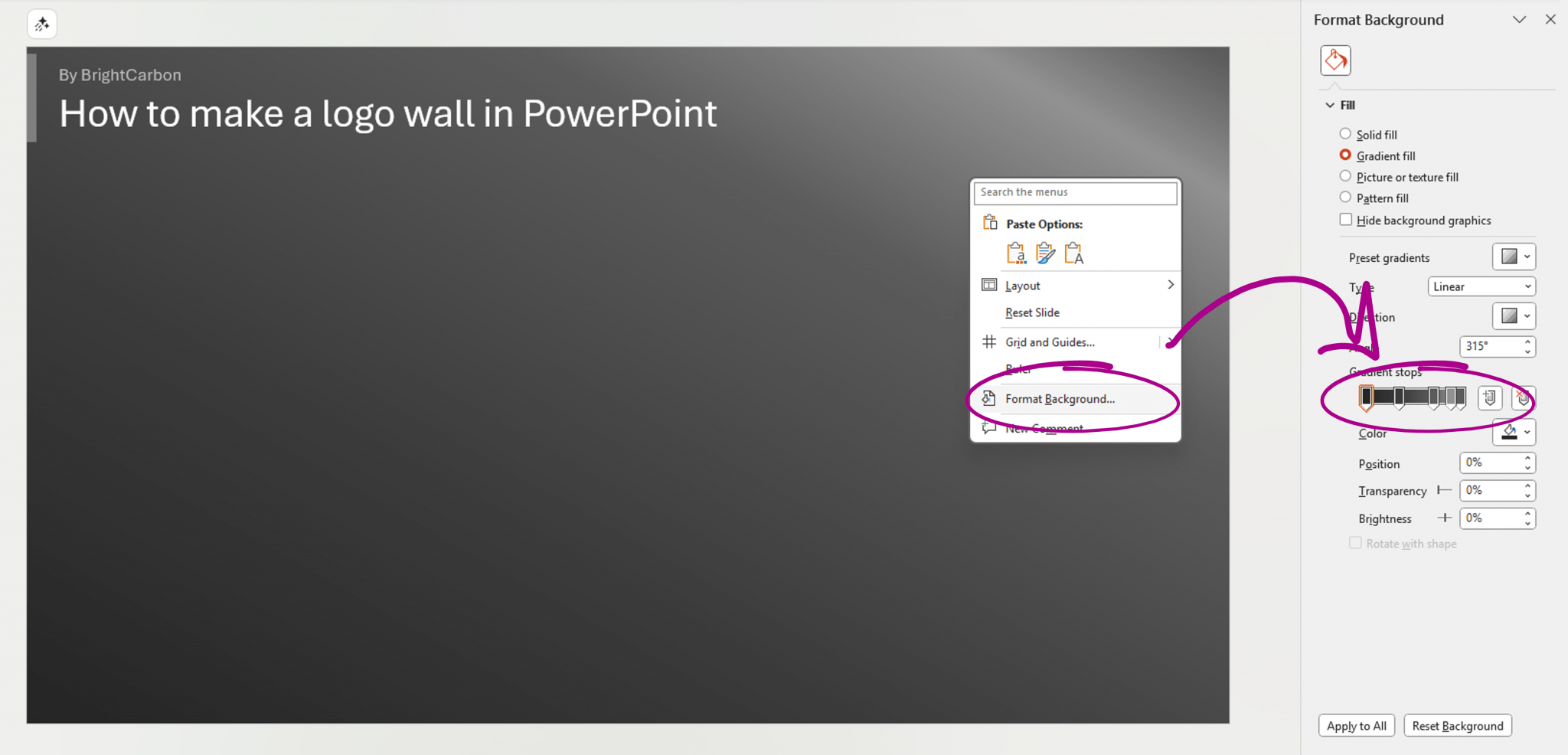 How to make a logo wall in PowerPoint | BrightCarbon