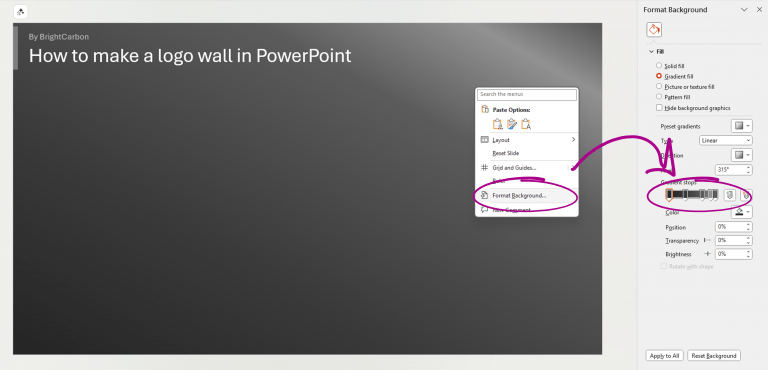 How to make a logo wall in PowerPoint | BrightCarbon