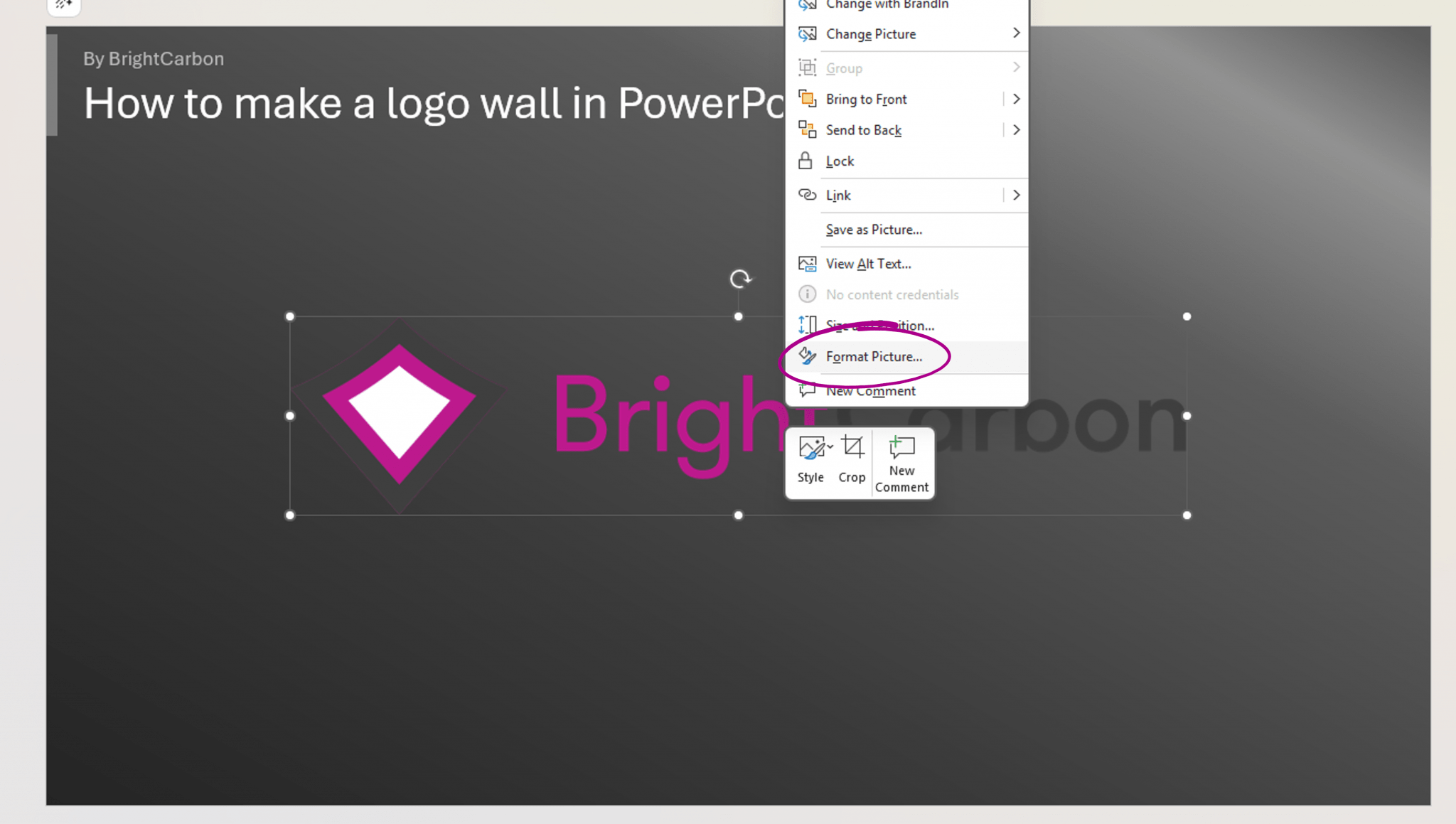 How to make a logo wall in PowerPoint | BrightCarbon